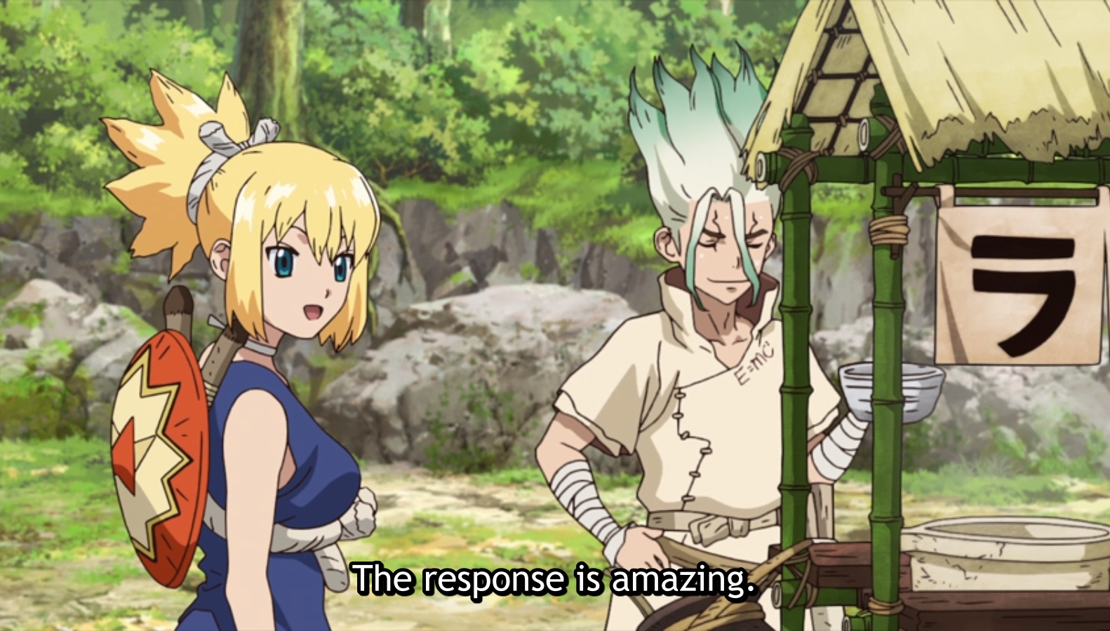 Dr. Stone Episode 9 - Let There Be Light - I drink and watch anime