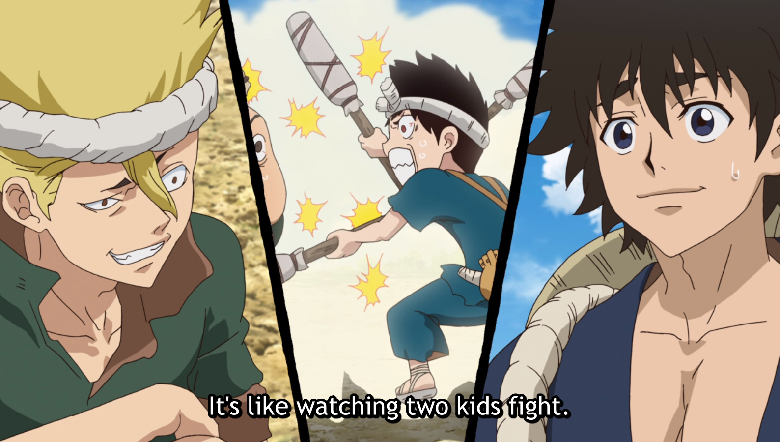 Dr. Stone Episode 14 - Math Montage - I drink and watch anime