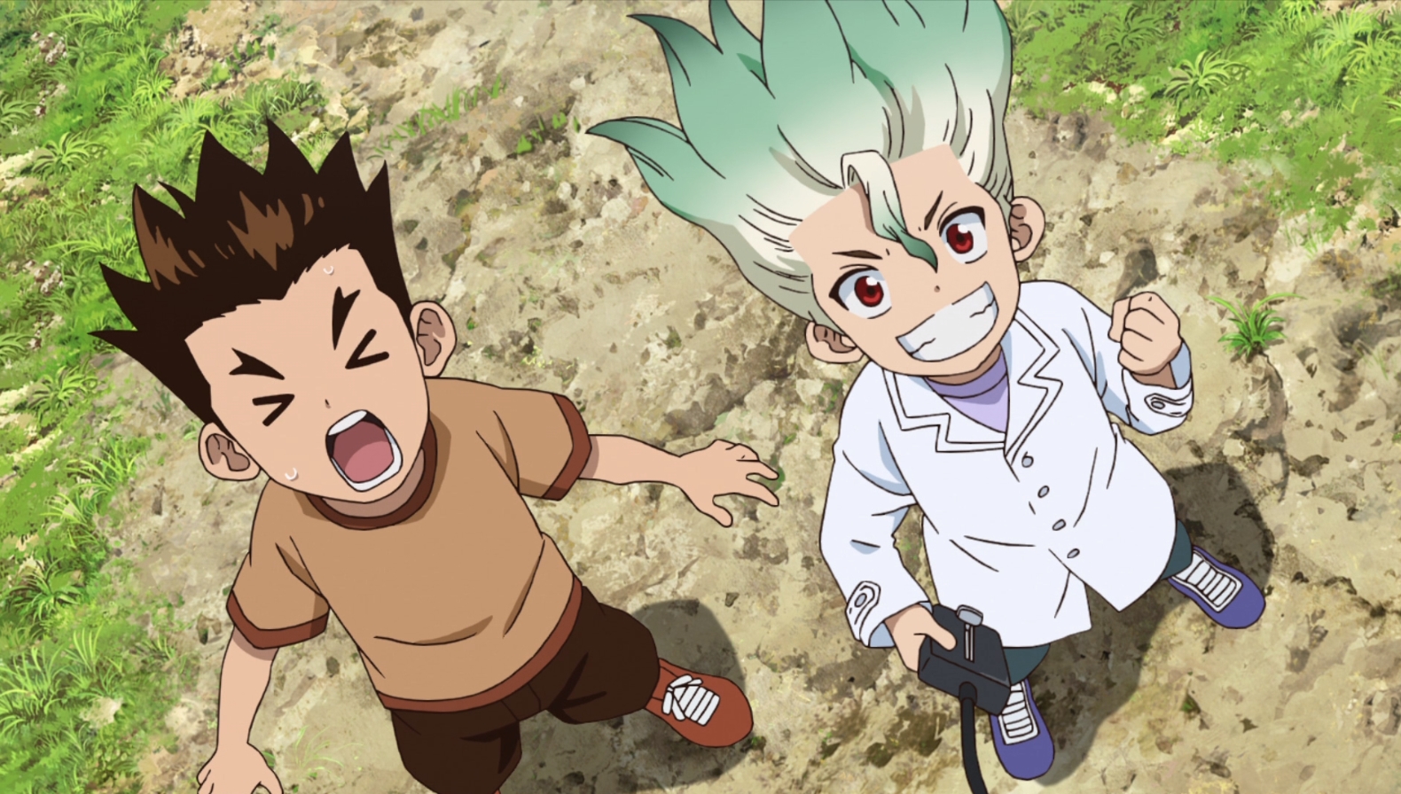 Dr. Stone Episode 16 - Like Father, Like Son - I drink and watch anime