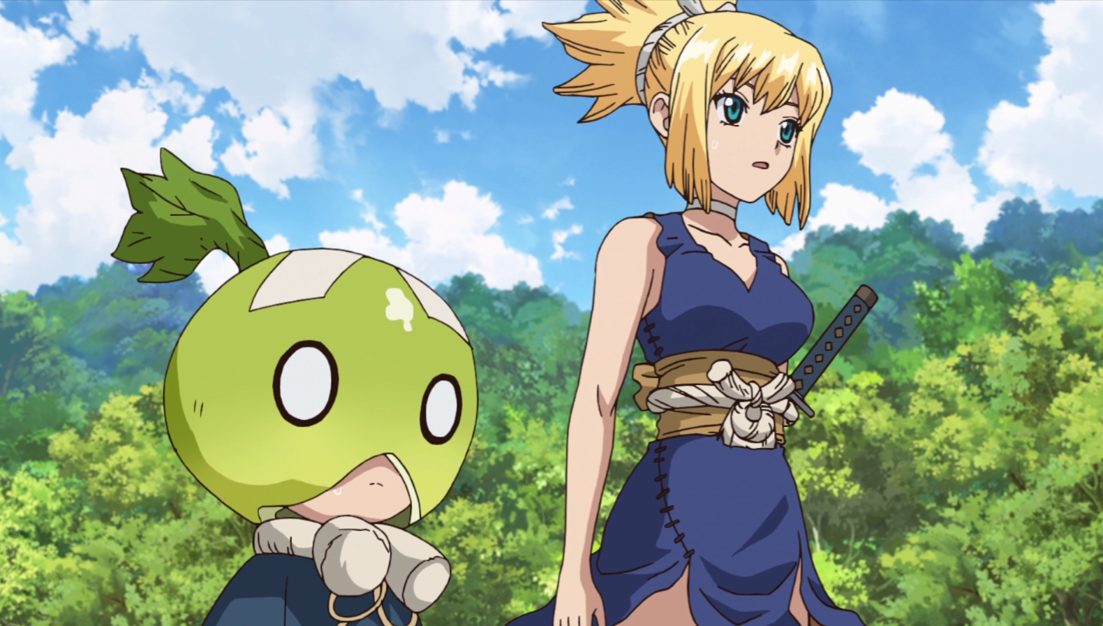 Dr. Stone Episode 20 - Sweet and Fluffy - I drink and watch anime