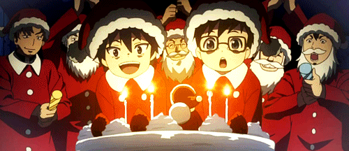 Christmas Gifs for All - I drink and watch anime